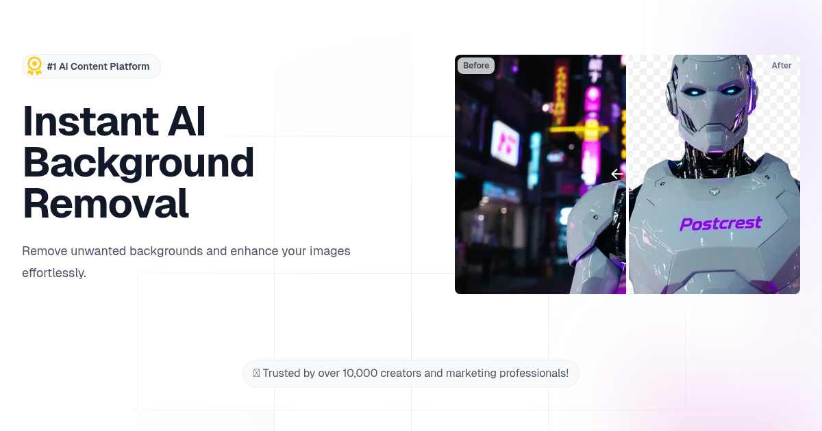 Postcrest - AI Background Remover
