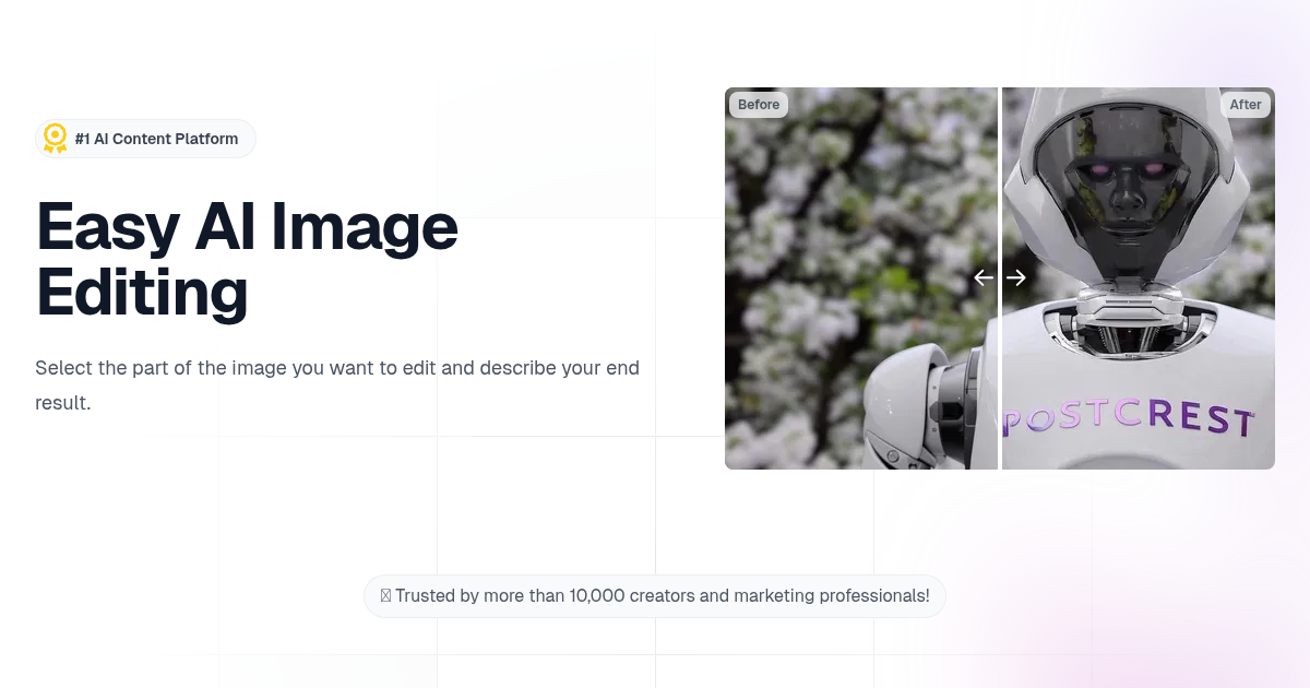 Postcrest - AI Image Editor
