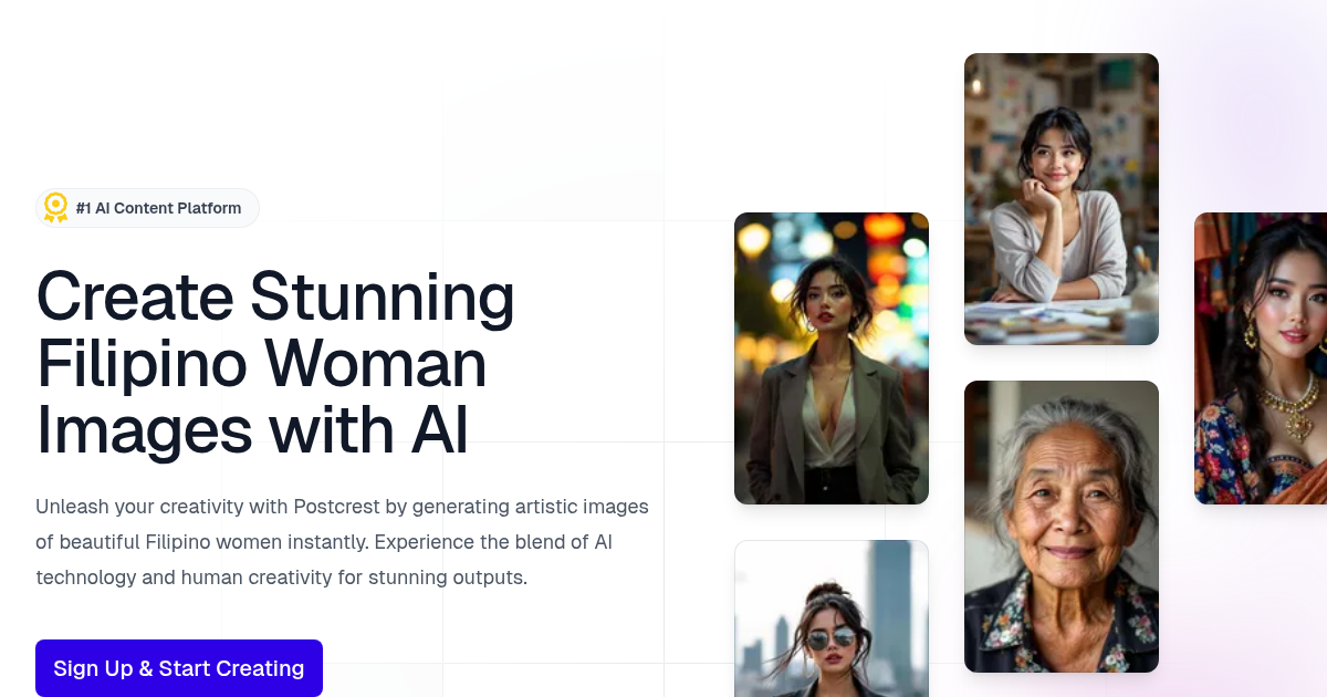 Create Stunning Filipino Woman Imagery