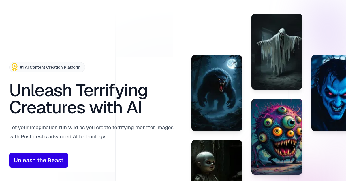 Create Your Perfect Creepy Monster Images with AI