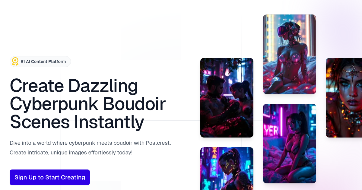Create Stunning Cyberpunk Boudoir Images with AI