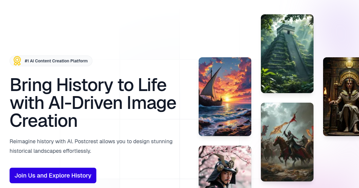Historic Image Generation Made Simple with Postcrest
