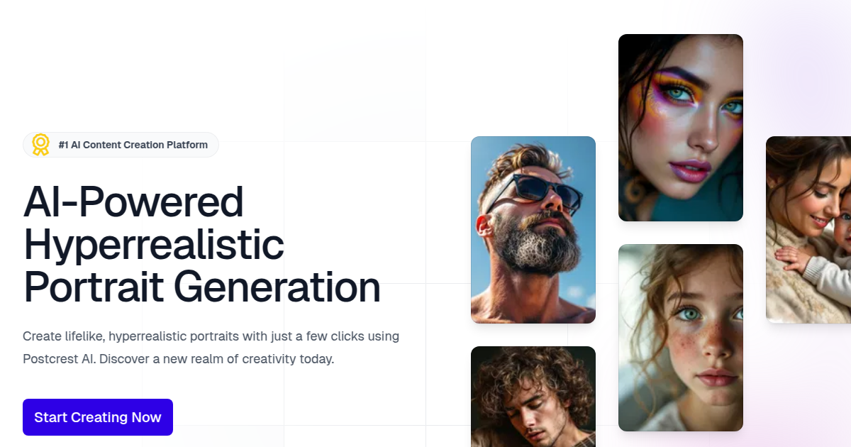 AI-Powered Hyperrealistic Portraits - Sign Up Now