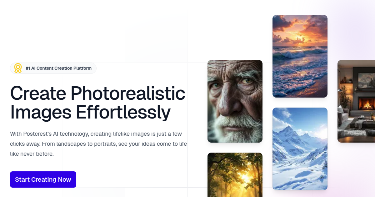 AI-Generated Realistic Images | Postcrest