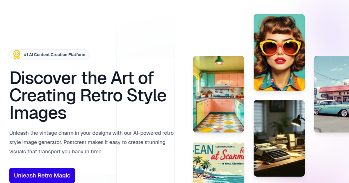 Retro Style Image Creation: Seamless with Postcrest