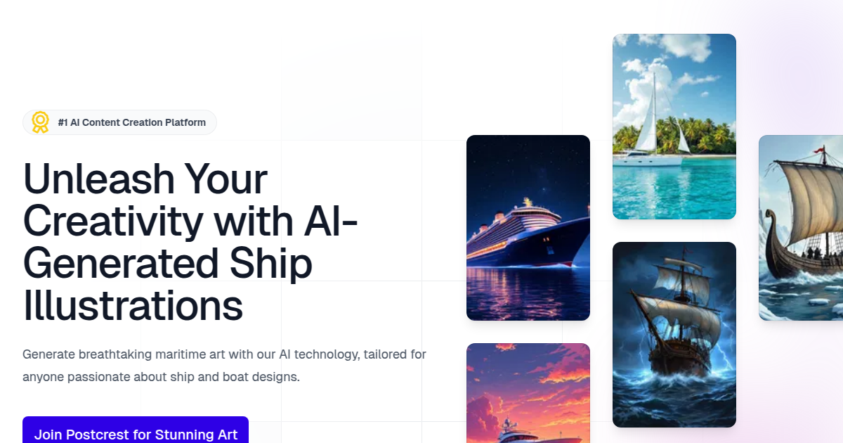 Create Stunning Ship and Boat Illustrations with AI - Postcrest