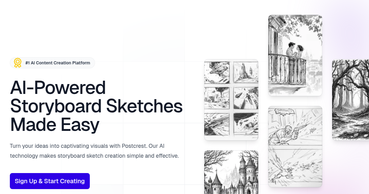 Create Stunning Storyboard Sketches with AI