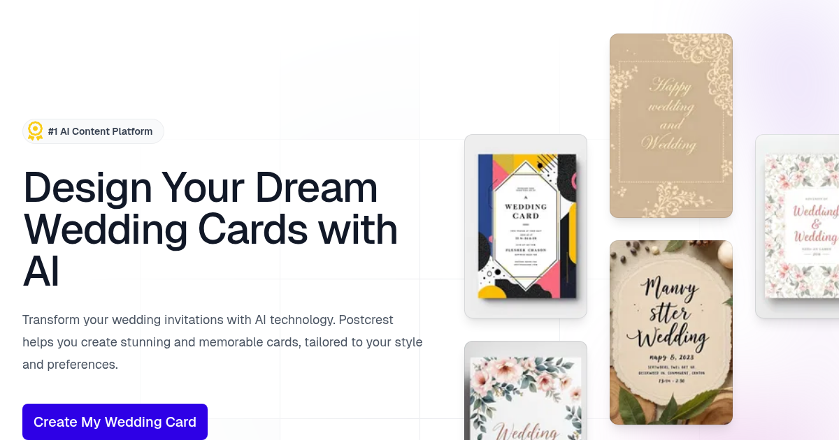 Design Wedding Cards Effortlessly with AI