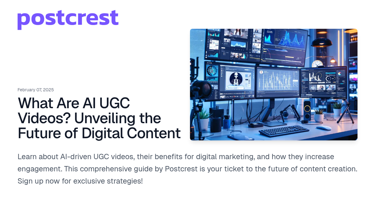 What Are AI UGC Videos? | Postcrest Academy